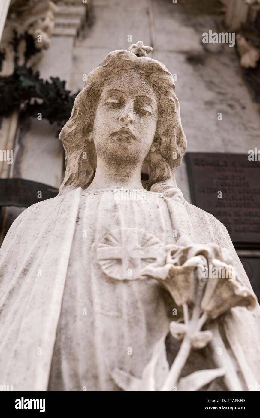 Historic recoleta statue hi-res stock photography and images - Alamy