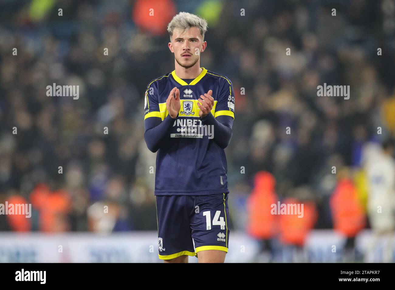 Alex Gilbert #14 of Middlesbrough during the Sky Bet Championship match ...