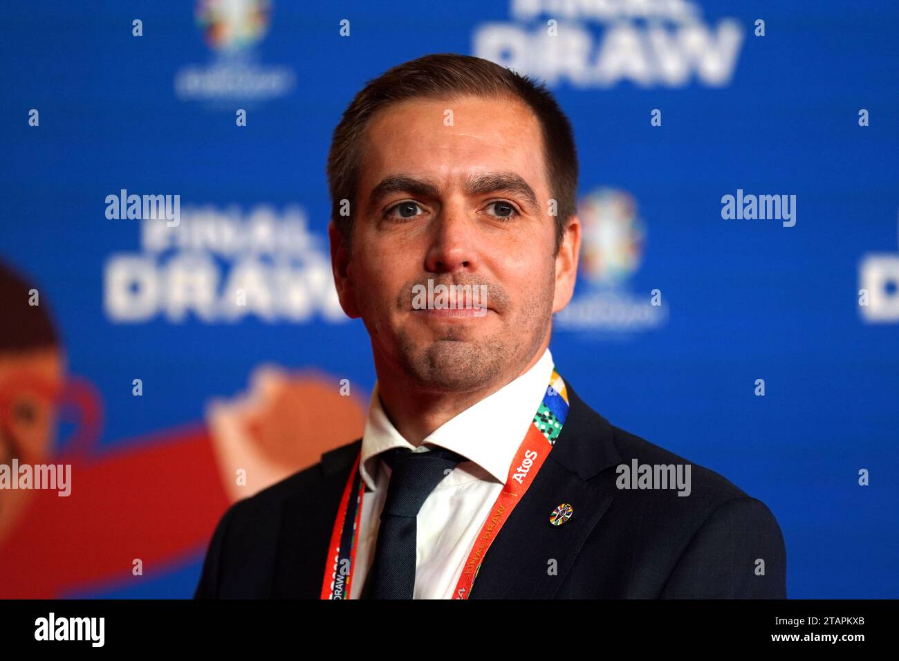 Former German player Philipp Lahm arrives ahead of the UEFA Euro 2024 ...