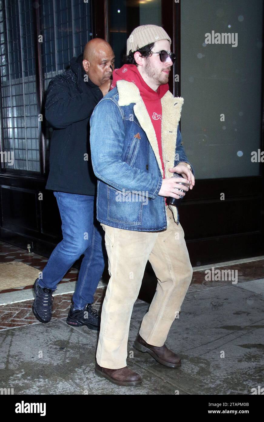 New York, NY, USA. 1st Dec, 2023. Nick Jonas seen out and about in New ...