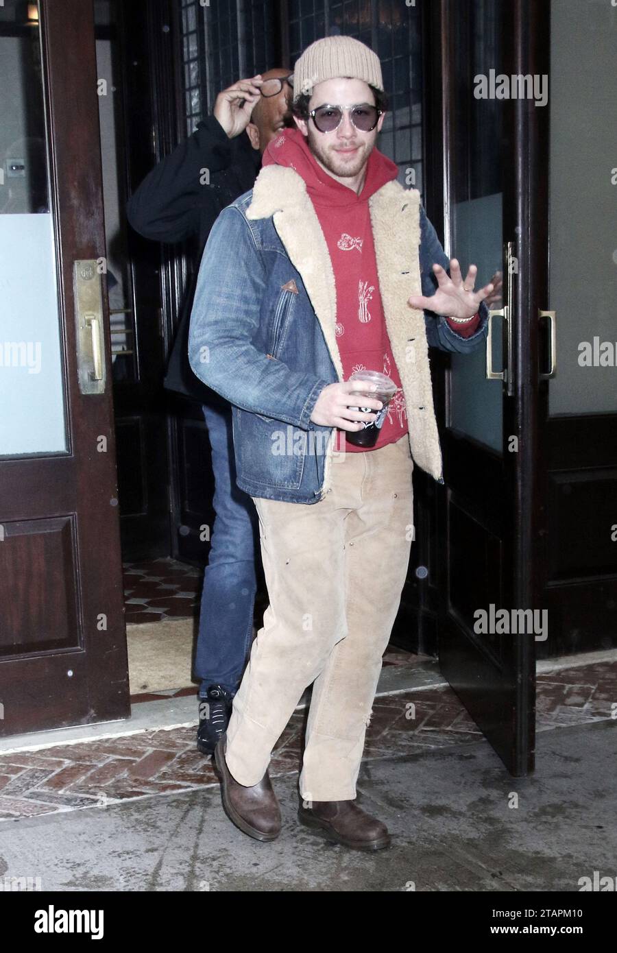 New York, NY, USA. 1st Dec, 2023. Nick Jonas seen out and about in New ...