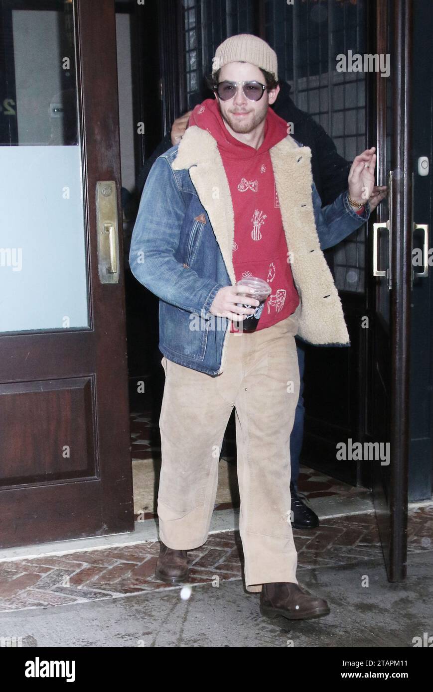 New York, NY, USA. 1st Dec, 2023. Nick Jonas seen out and about in New ...