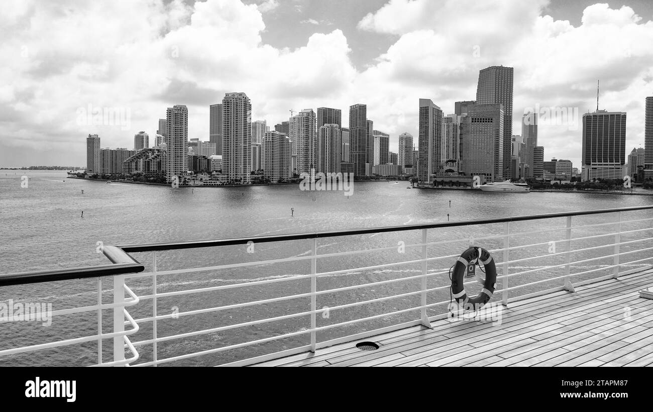 miami metropolis skyline skyscraper building with cityscape. miami ...