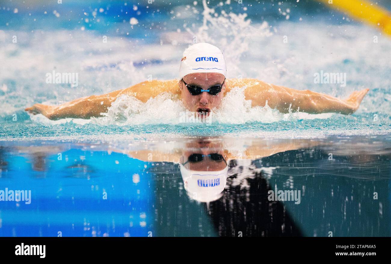 ROTTERDAM - Thomas Jansen meets swimming on the third day of the ...
