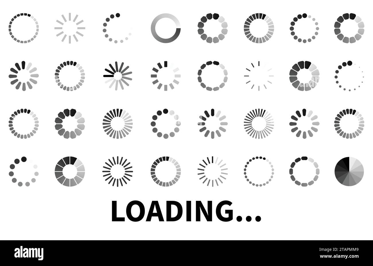 Preloader Black and White Stock Photos & Images - Alamy