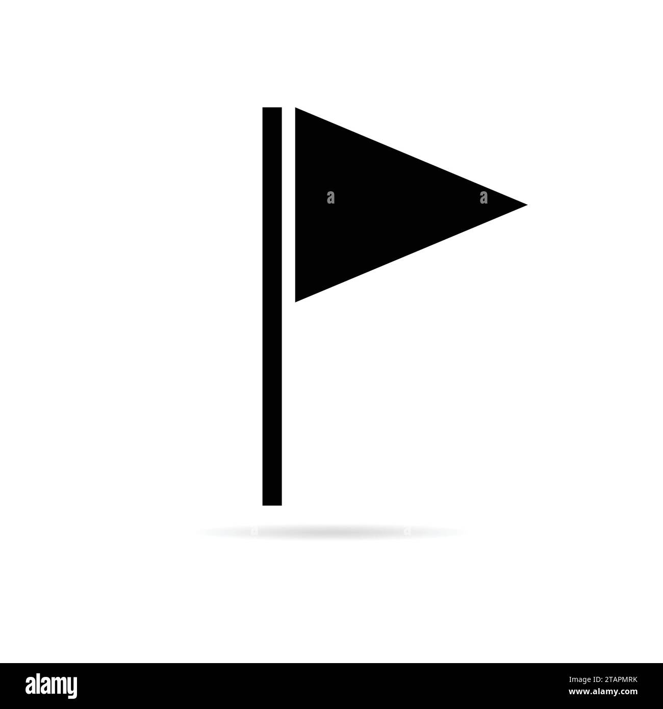 Green Black Location Pointer Set on White Background. Green GPS Tag and ...