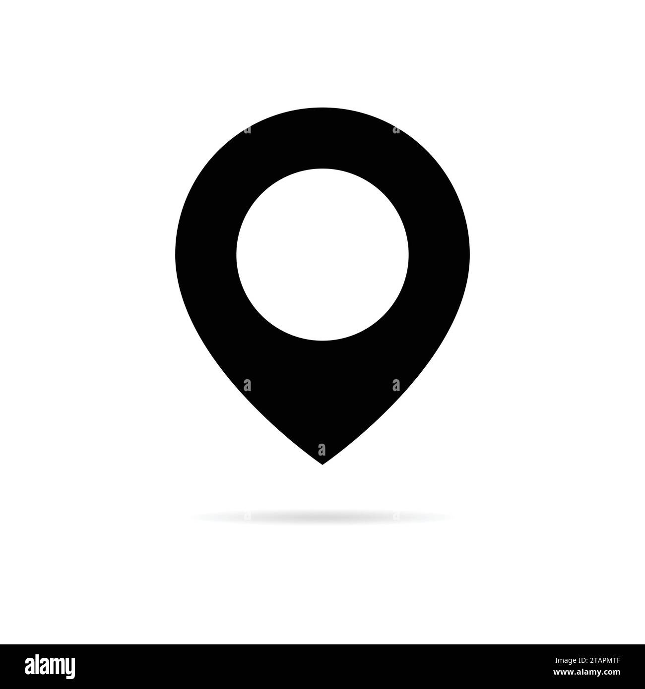 Blue sign direction symbol icon Black and White Stock Photos & Images ...