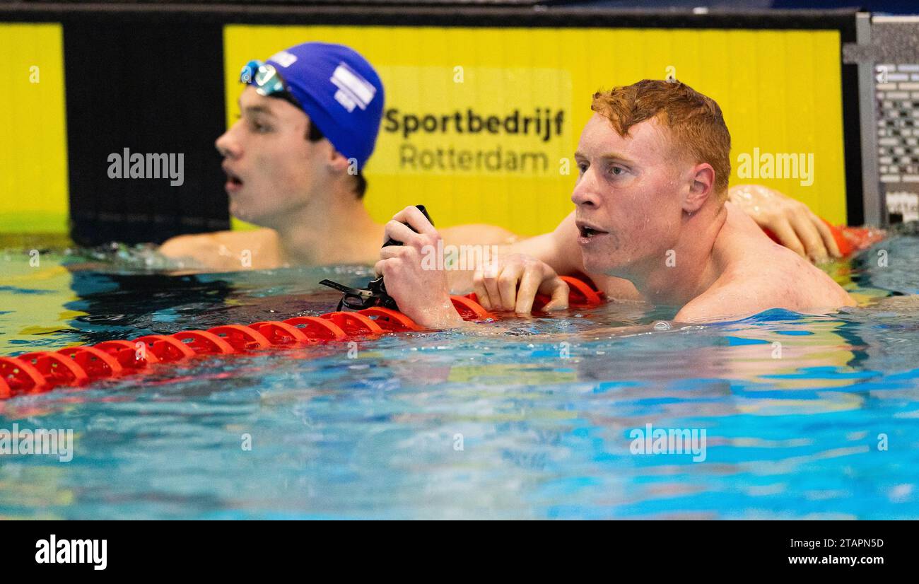 ROTTERDAM - Thomas Jansen (l) and Alexey Glivinskiy (ISR) on the third day of the Rotterdam ...