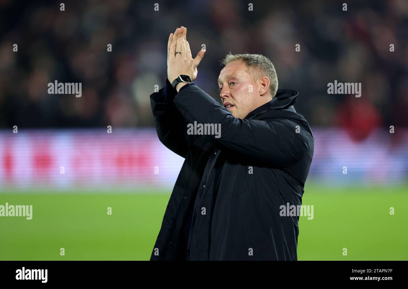 Nottingham Forest manager Steve Cooper prior to the Premier League ...