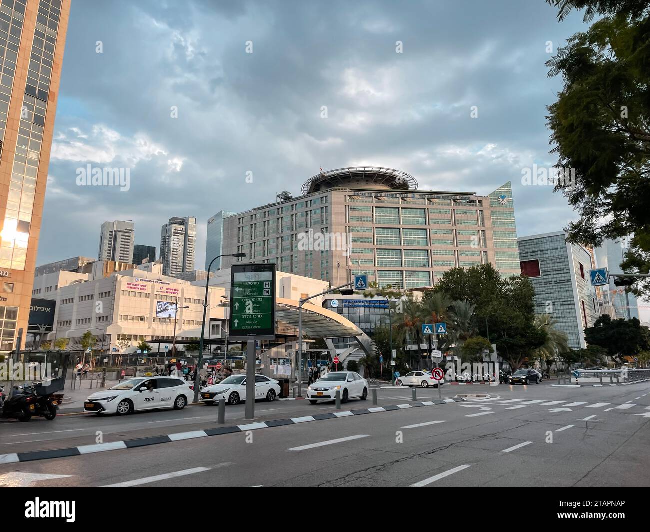 Tel Aviv, Israel - OCT 9, 2023 - Sourasky Medical Center or Ichilov ...