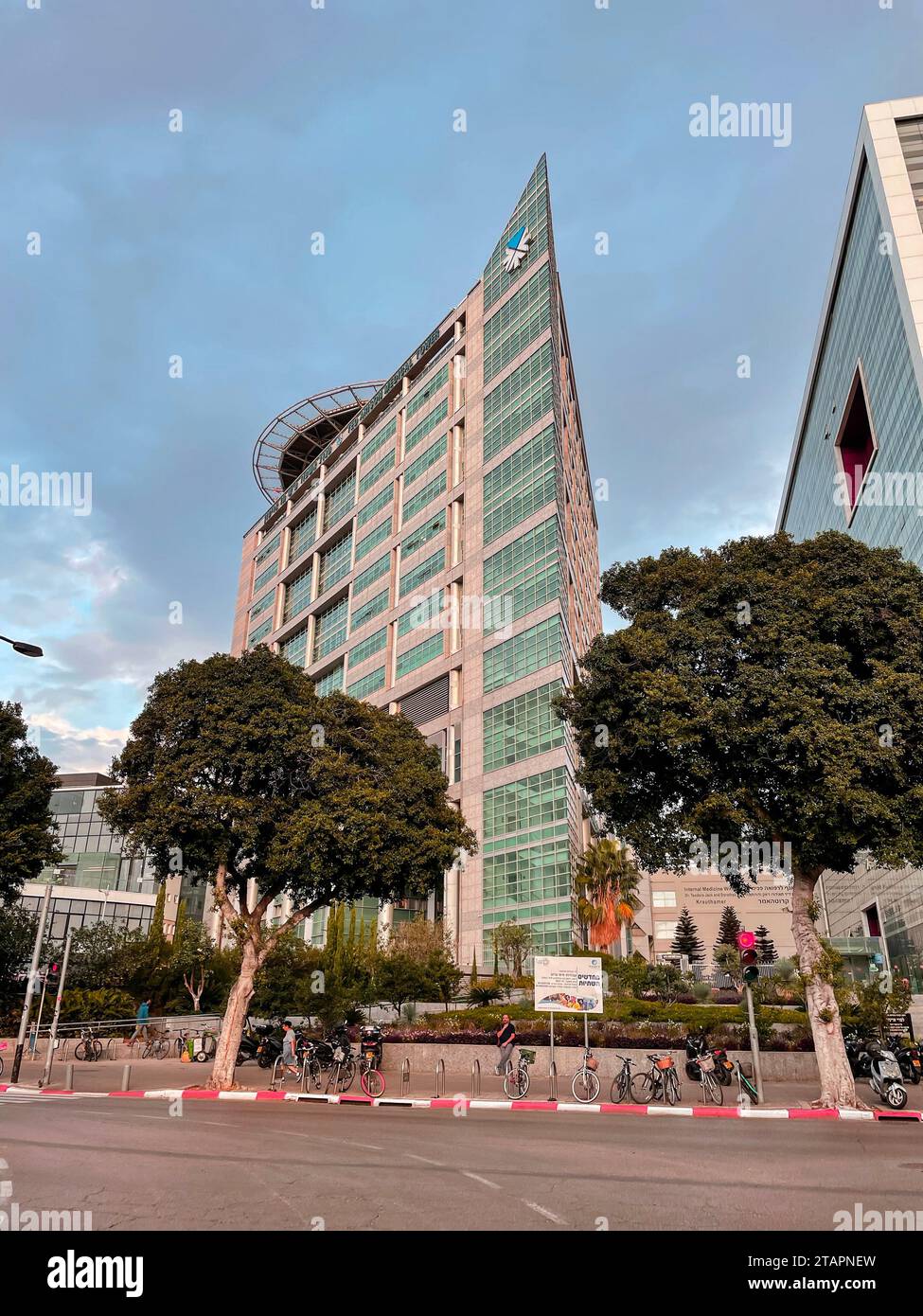 Tel Aviv, Israel - OCT 9, 2023 - Sourasky Medical Center or Ichilov ...