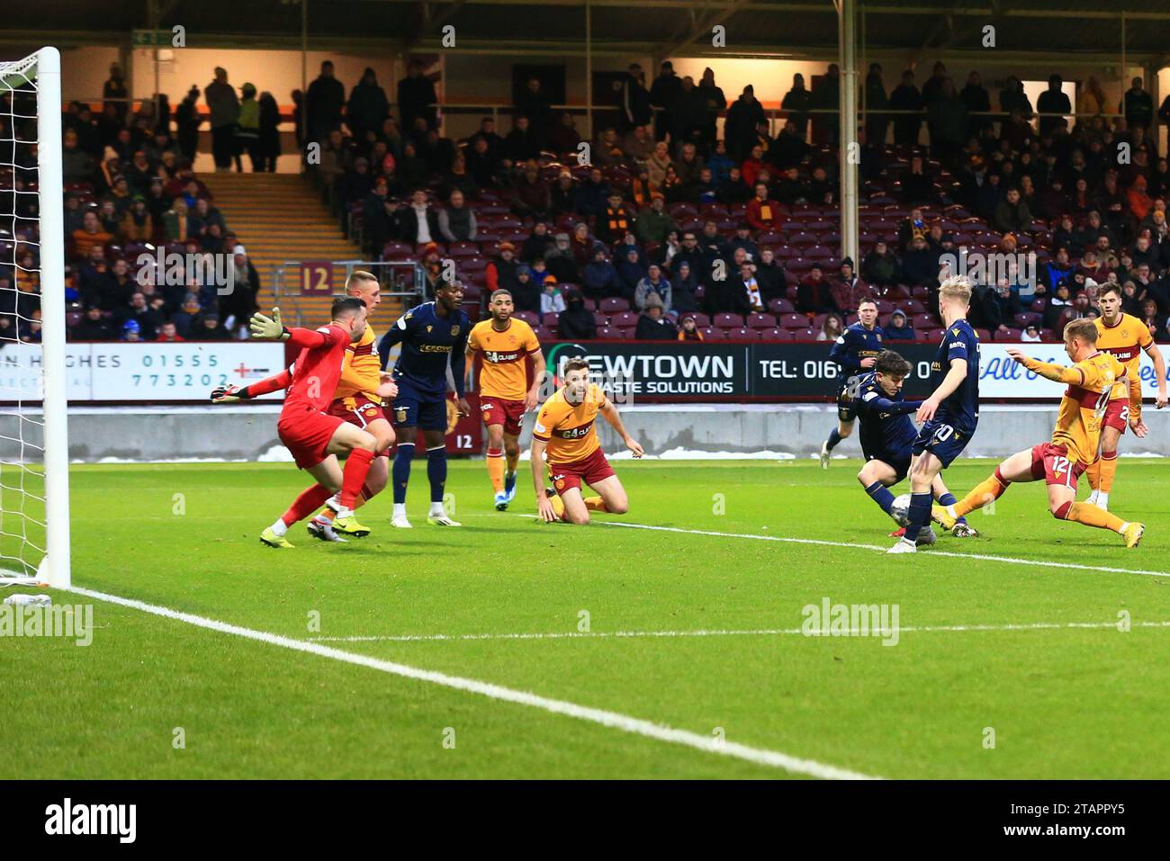 Fir Park, Motherwell, UK. 2nd Dec, 2023. Scottish Premiership Football ...