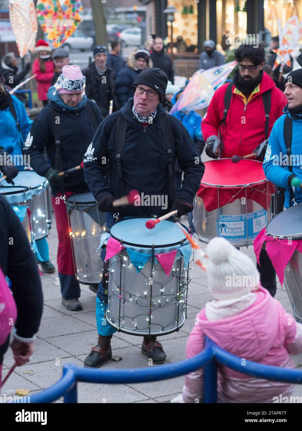 Sheerness, Kent, UK. 2nd Dec, 2023. The annual Christmas Lantern Parade ...