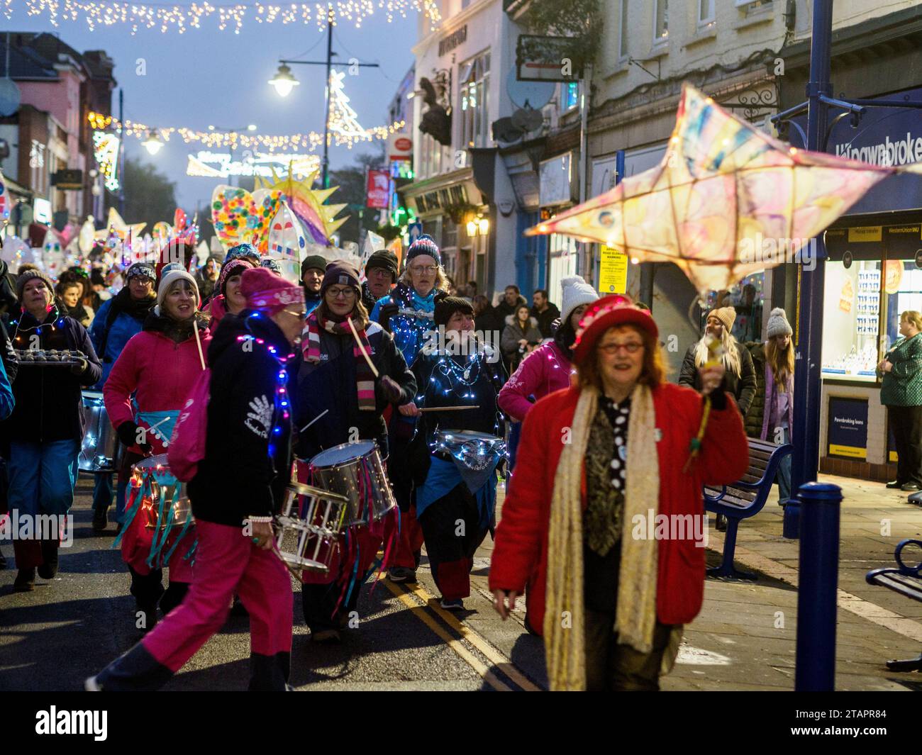 Sheerness, Kent, UK. 2nd Dec, 2023. The annual Christmas Lantern Parade ...