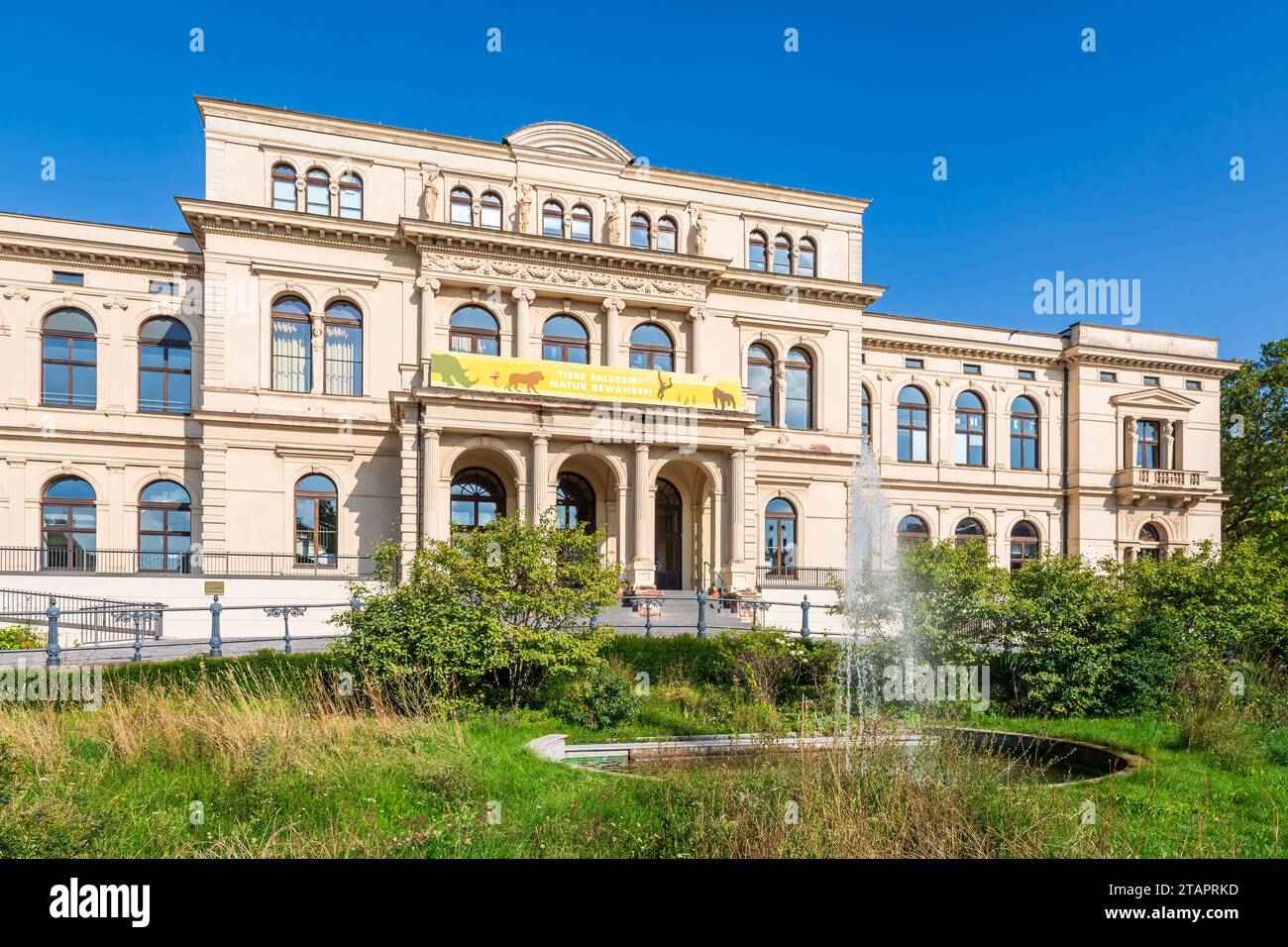 Historical building of Zoo Frankfurt, the Zoological garden of ...