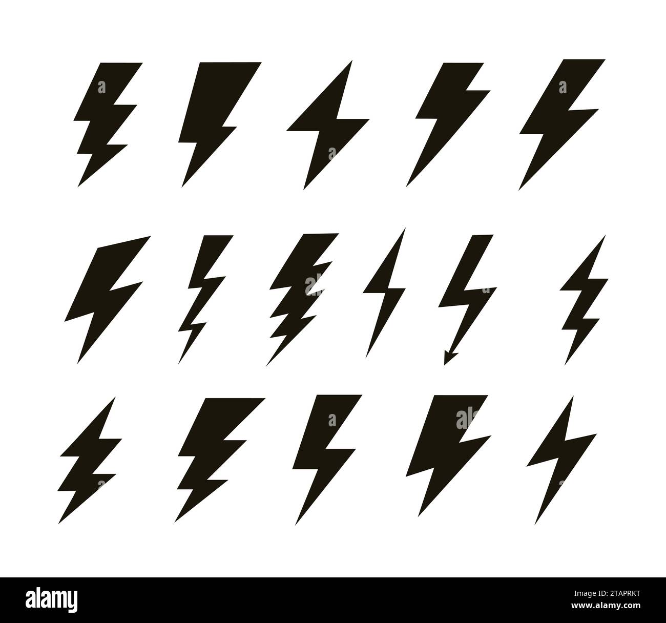 Cartoon lightning bolt Cut Out Stock Images & Pictures - Alamy