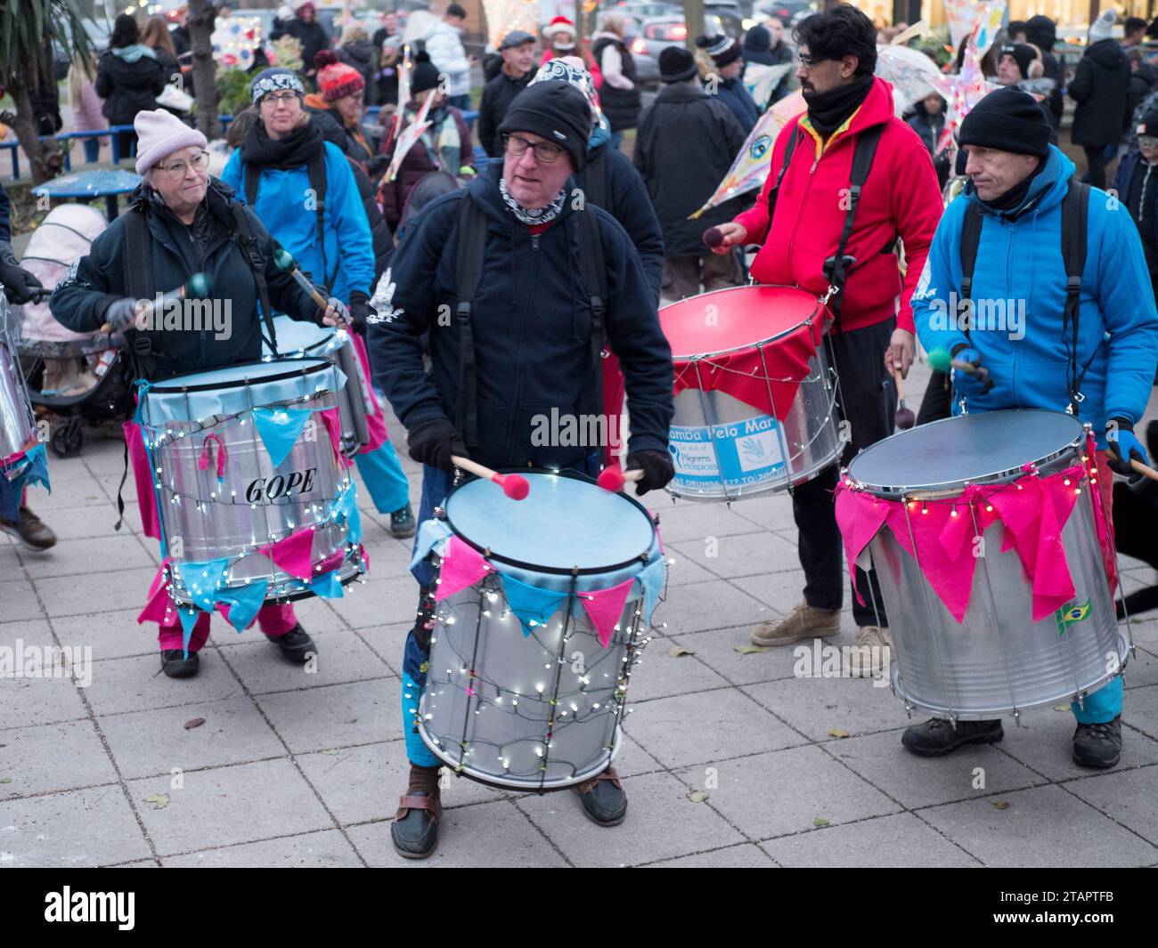 Sheerness, Kent, UK. 2nd Dec, 2023. The annual Christmas Lantern Parade ...