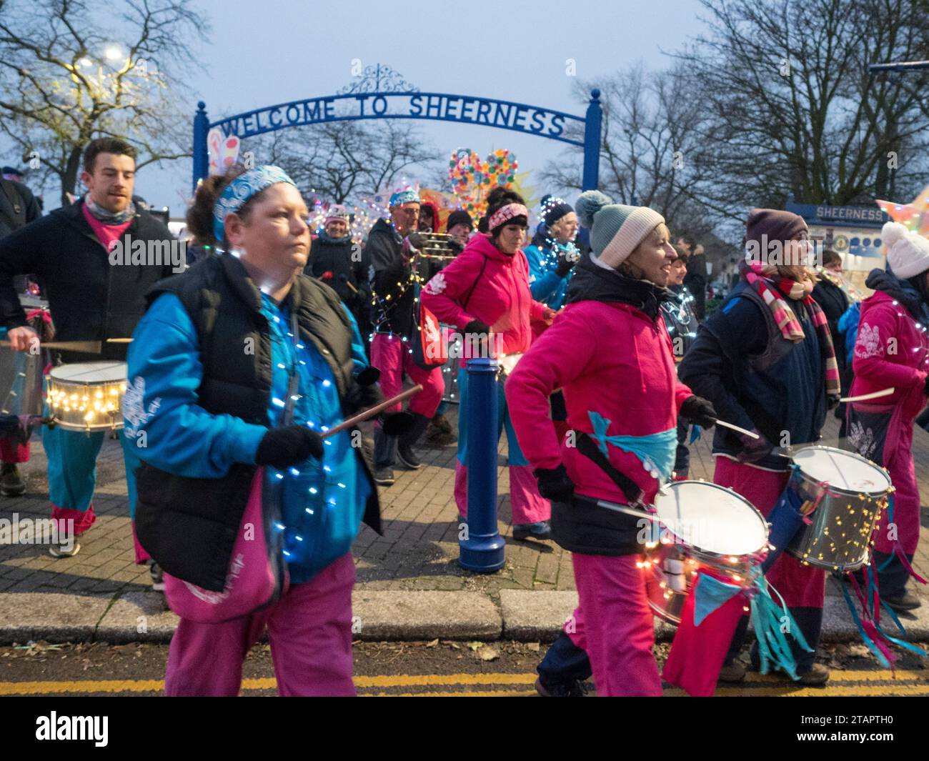 Sheerness, Kent, UK. 2nd Dec, 2023. The annual Christmas Lantern Parade ...
