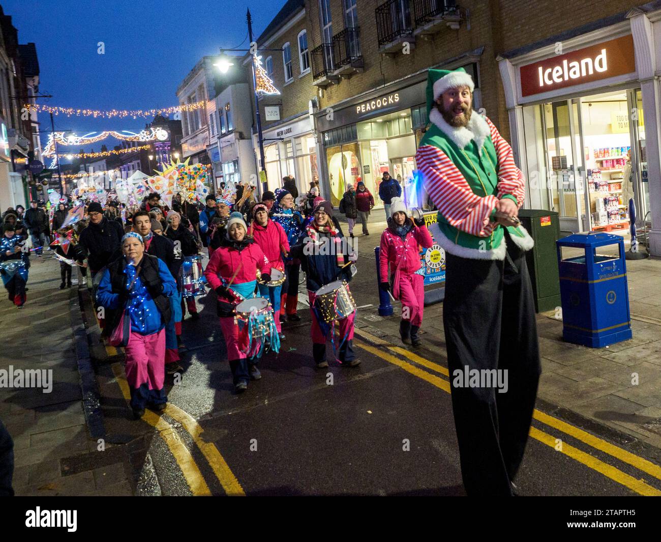 Sheerness, Kent, UK. 2nd Dec, 2023. The annual Christmas Lantern Parade ...
