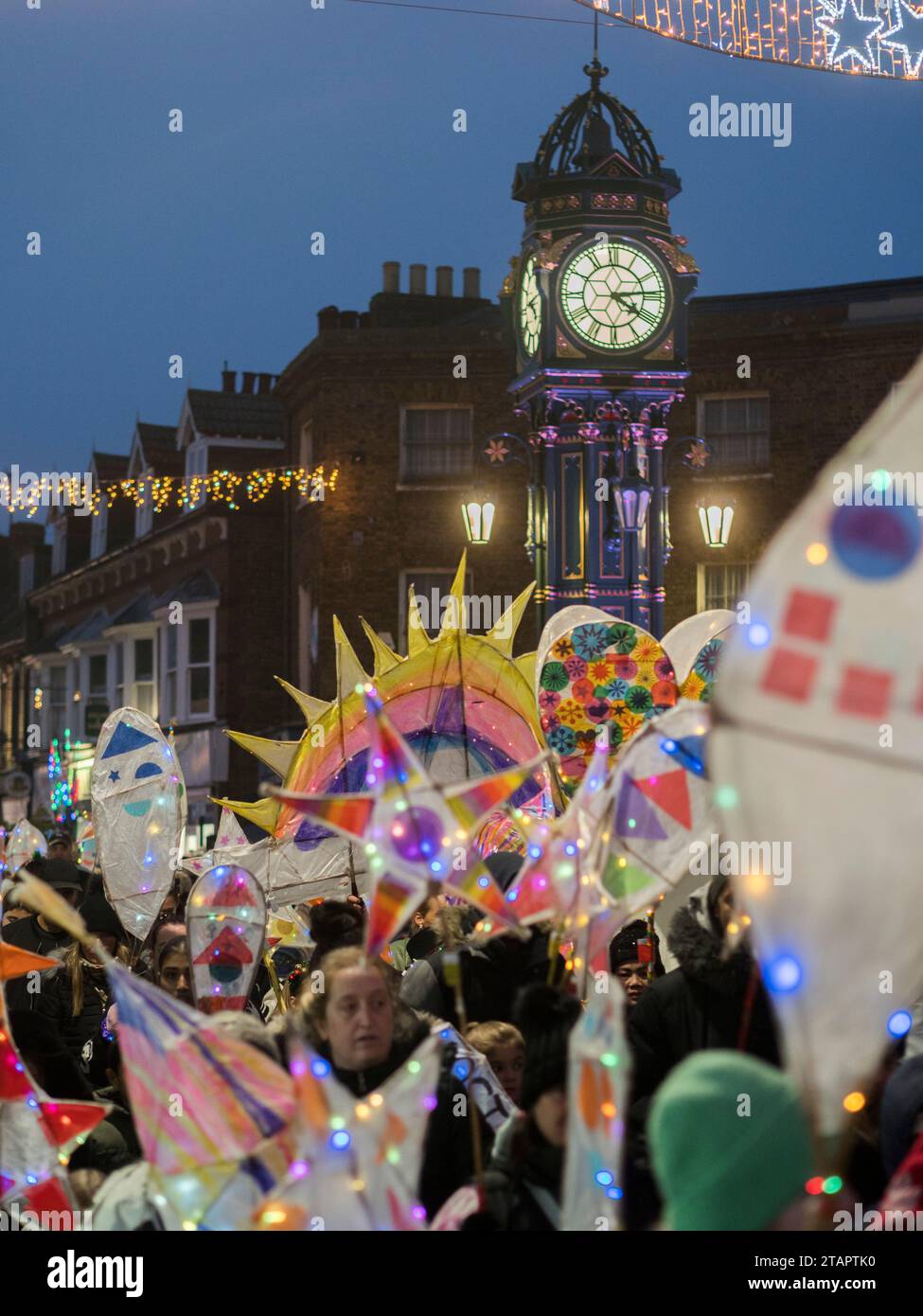 Sheerness, Kent, UK. 2nd Dec, 2023. The annual Christmas Lantern Parade ...