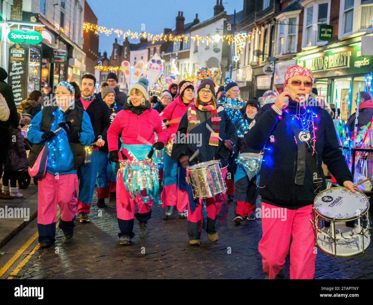 Sheerness, Kent, UK. 2nd Dec, 2023. The annual Christmas Lantern Parade ...