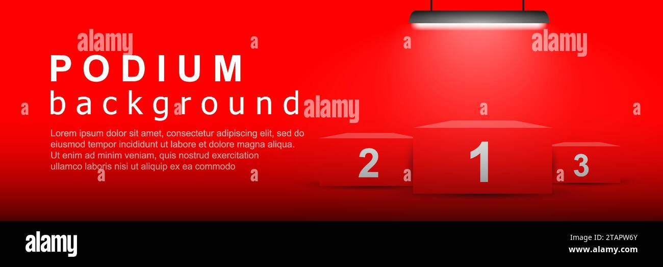 3D podium set background with light and shadow. Abstract geometric ...