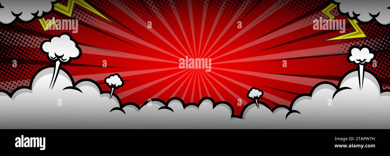 Pop art comic book cartoon magazine cover. Cute cartoon retro strip ...