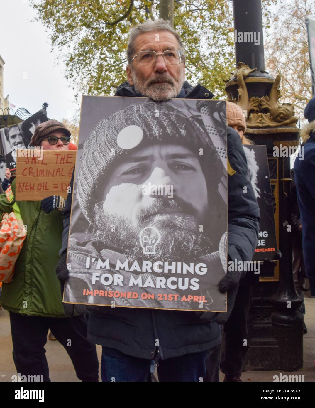 London, UK. 2nd December 2023. Just Stop Oil activists outside New ...