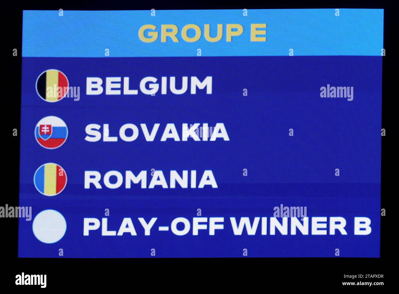 Euro2024 group b hi-res stock photography and images - Alamy