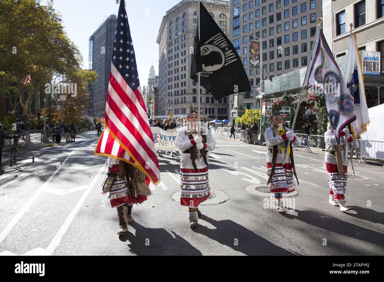 Tens of thousands marched in the New York City Veterans Day Parade ...