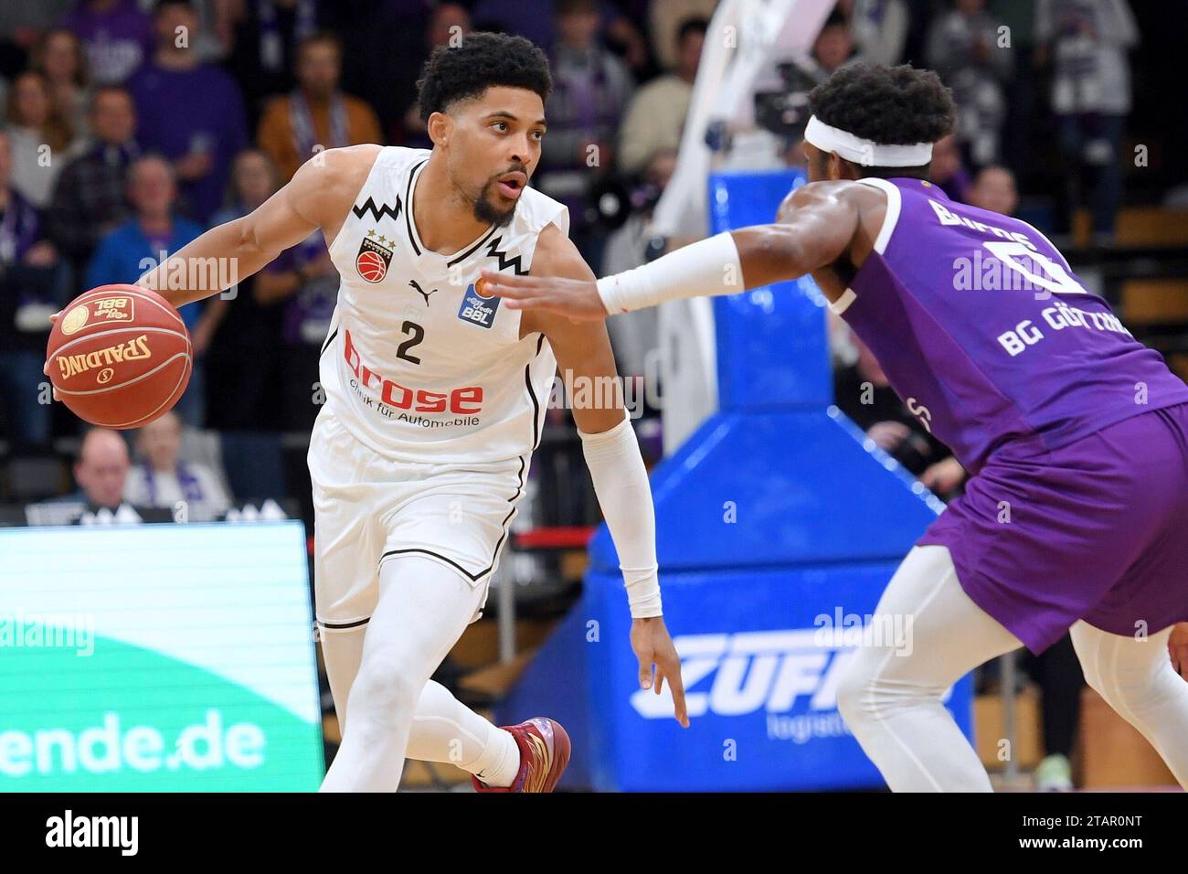 Goettingen, Deutschland. 02nd Dec, 2023. Zach Copeland (Bamberg Baskets ...