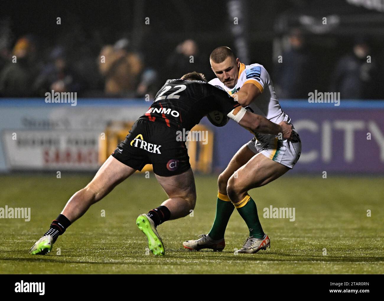 Barnet, United Kingdom. 02nd Dec, 2023. Premiership Rugby. Saracens Men ...