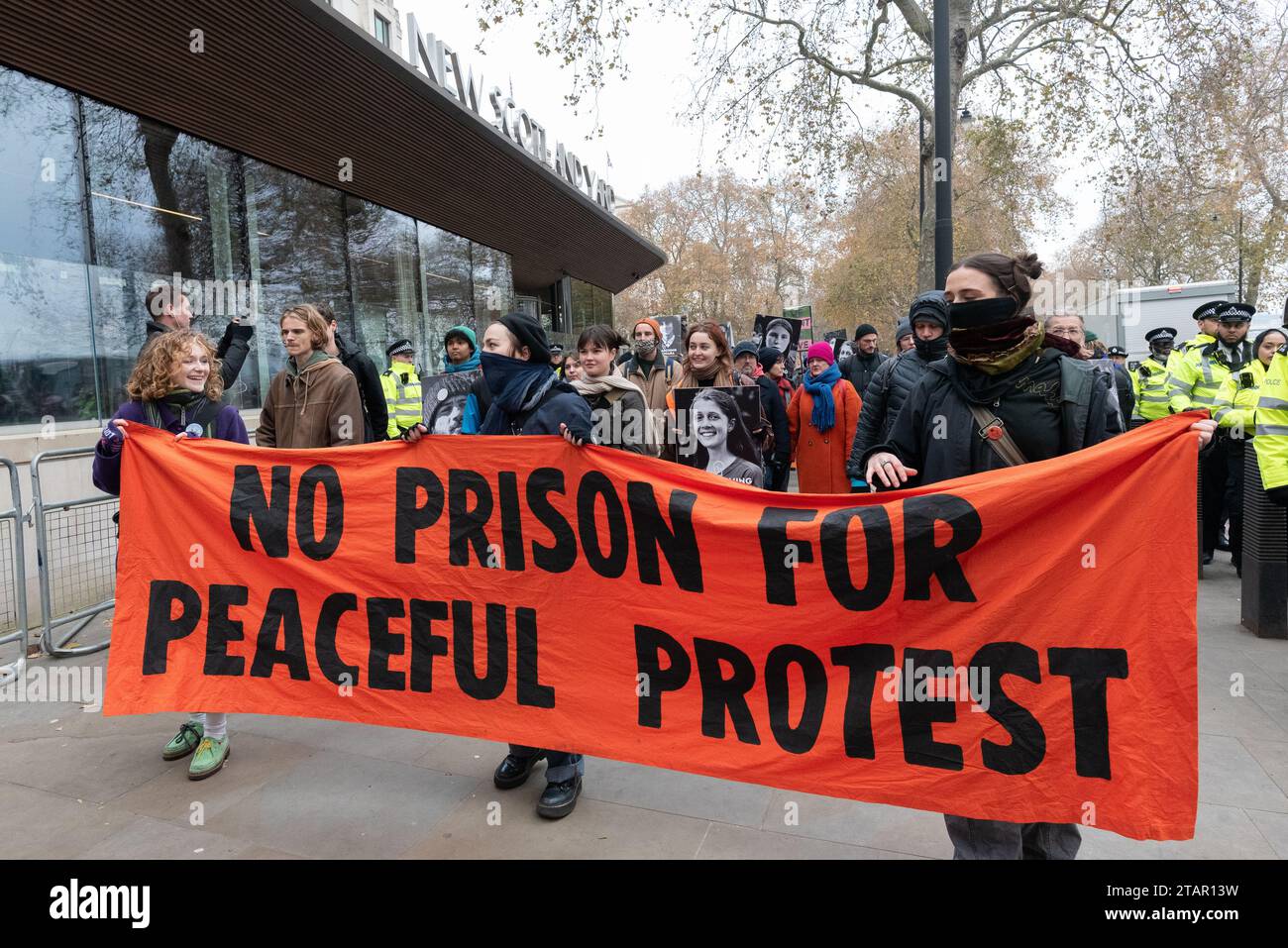London, UK. 2 December, 2023. Climate activists from Just Stop Oil (JSO ...