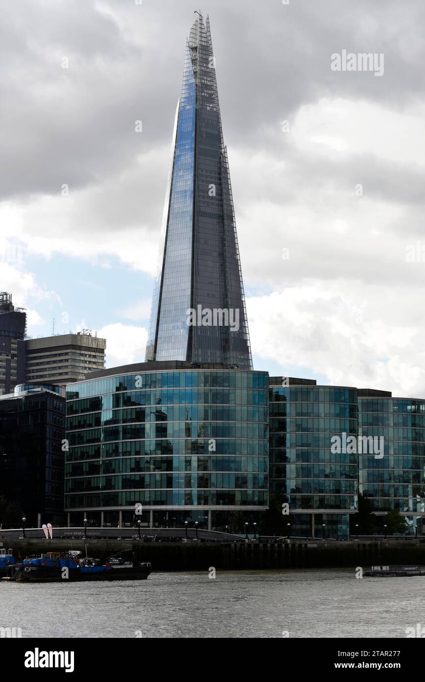 The Shard, 87-storey tower block, 310m high, designed by Renzo Piano ...