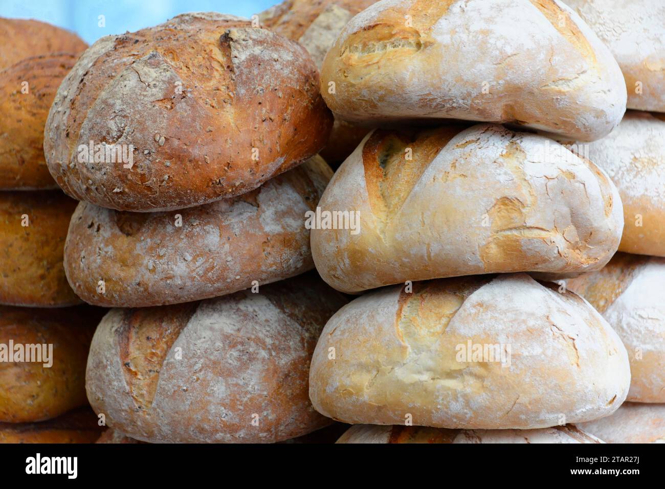Bread, baked goods, stall, Portobello Road, Portobello Market, Notting ...