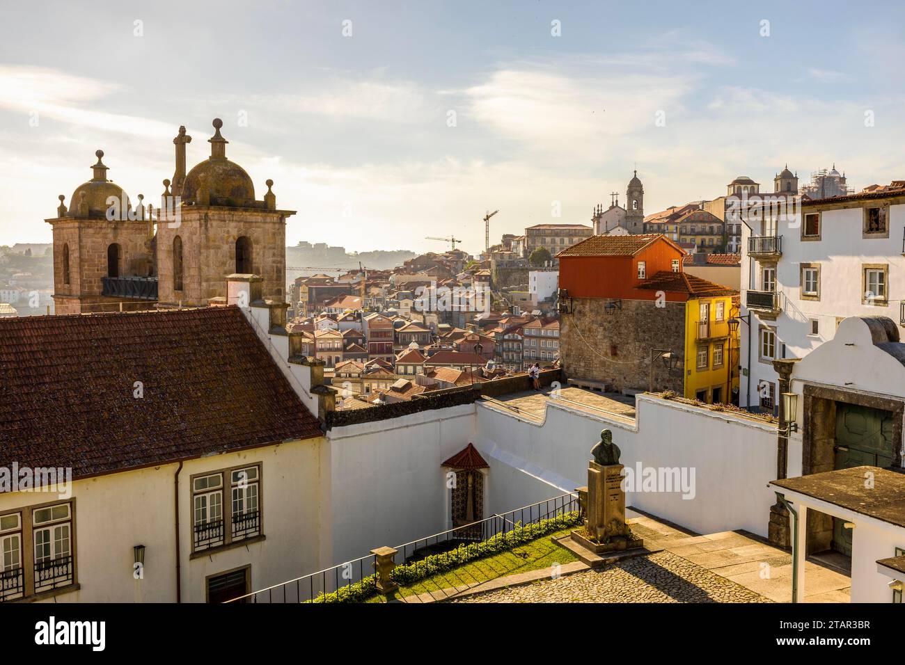 Great view of Porto or Oporto the second largest city in Portugal, the ...