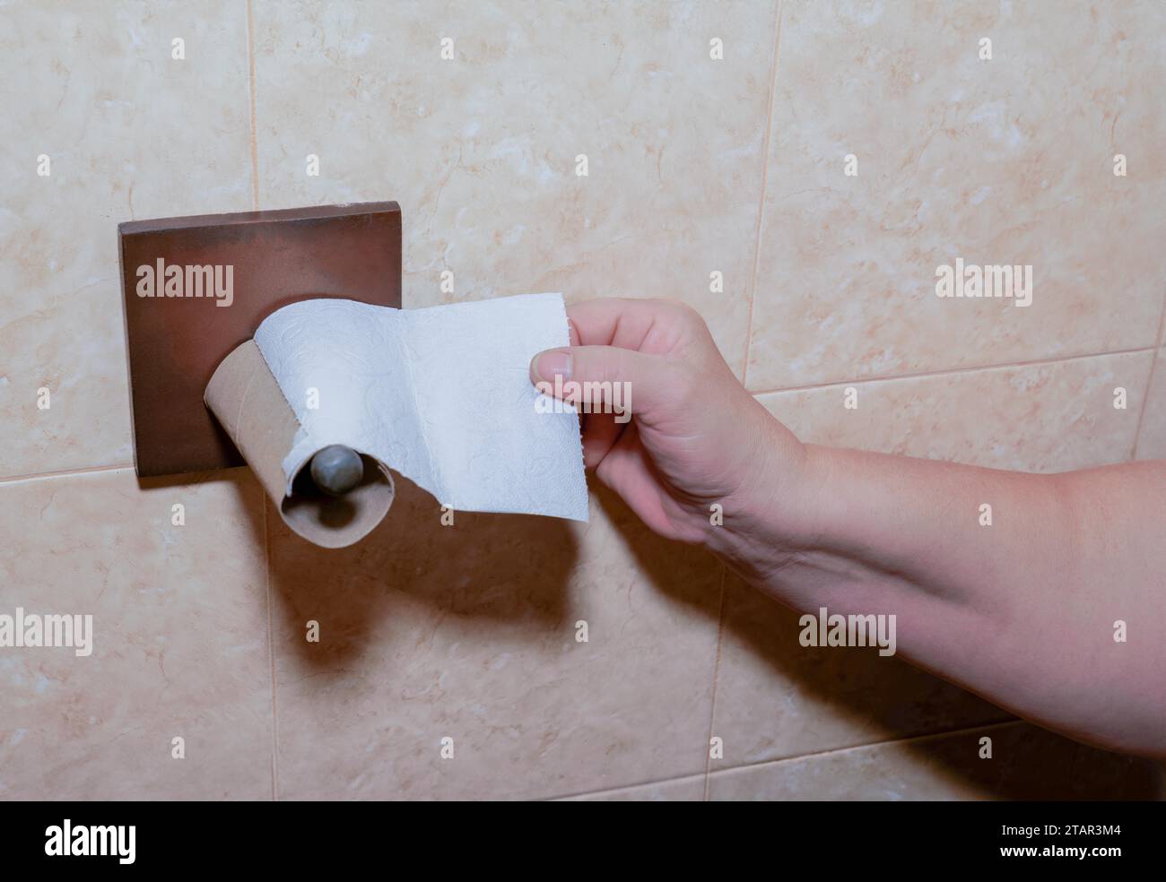 Female run to toilet hi-res stock photography and images - Alamy