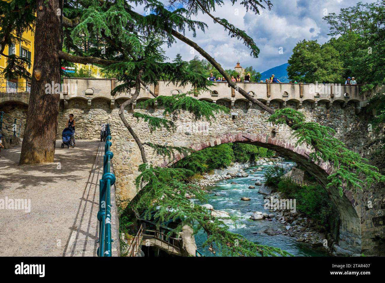 Stone footbridge over the passer hi-res stock photography and images ...