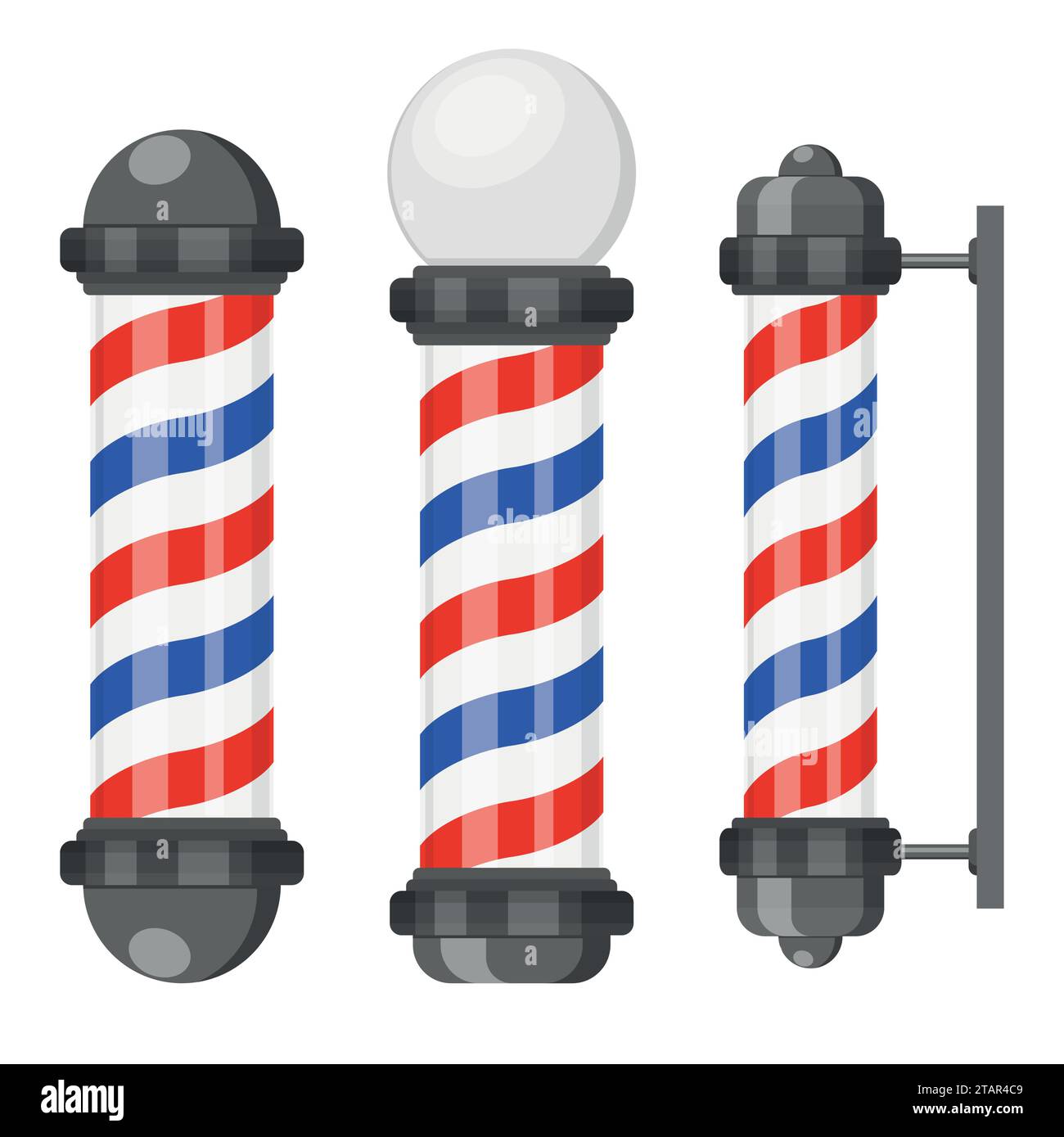 Barber pole illustration hi-res stock photography and images - Alamy