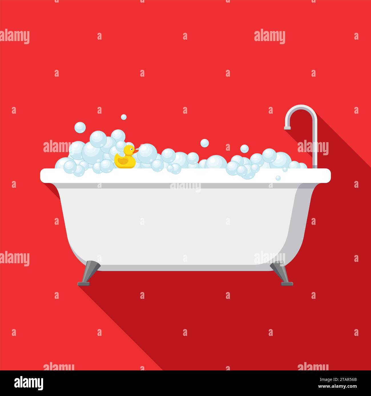 Rubber Duck Bath Stock Vector Images Alamy