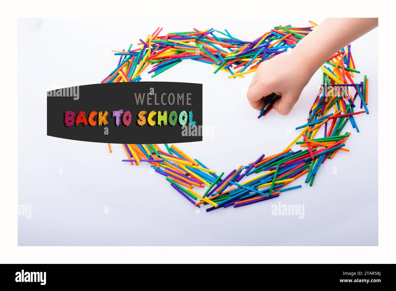 Back to school, education background for invitation, promotion poster ...