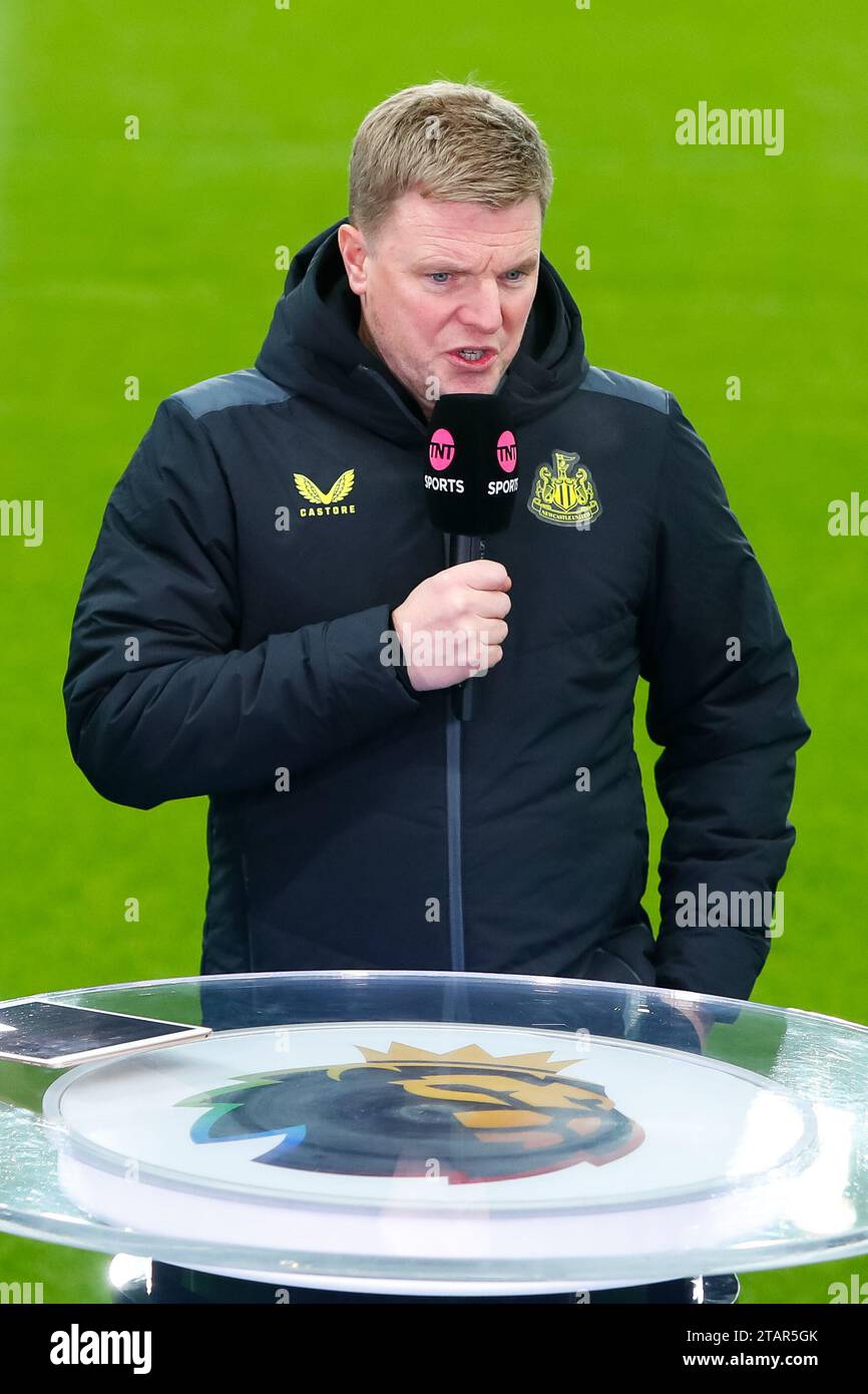 Eddie howe december 2023 hi-res stock photography and images - Alamy