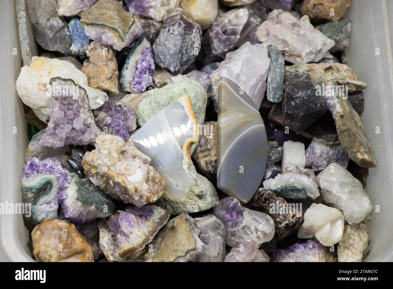Set of natural mineral gemstones of a certain type Stock Photo - Alamy