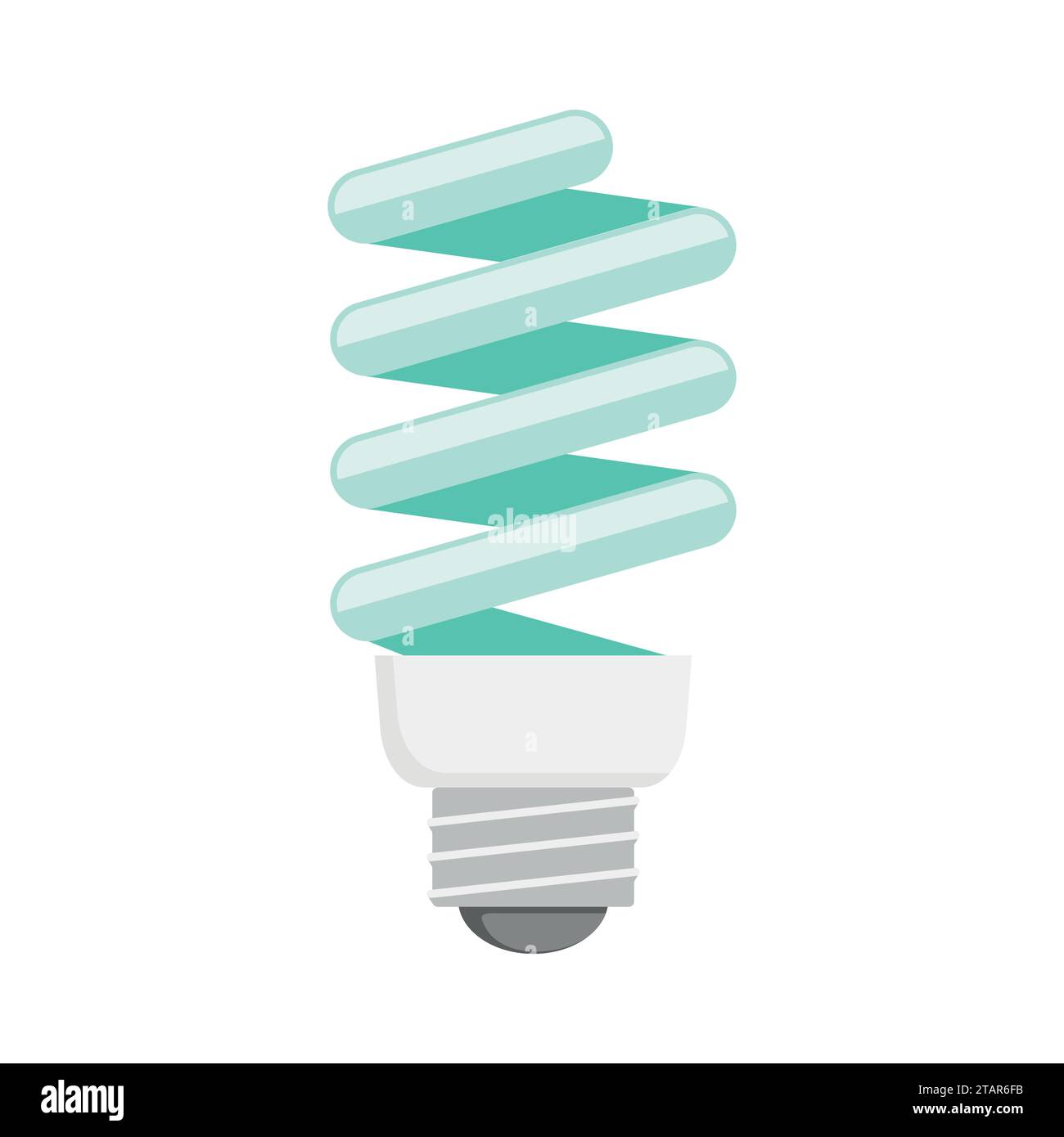 Energy saving Light Bulb Icon. Flat style. Vector Illustration Stock ...