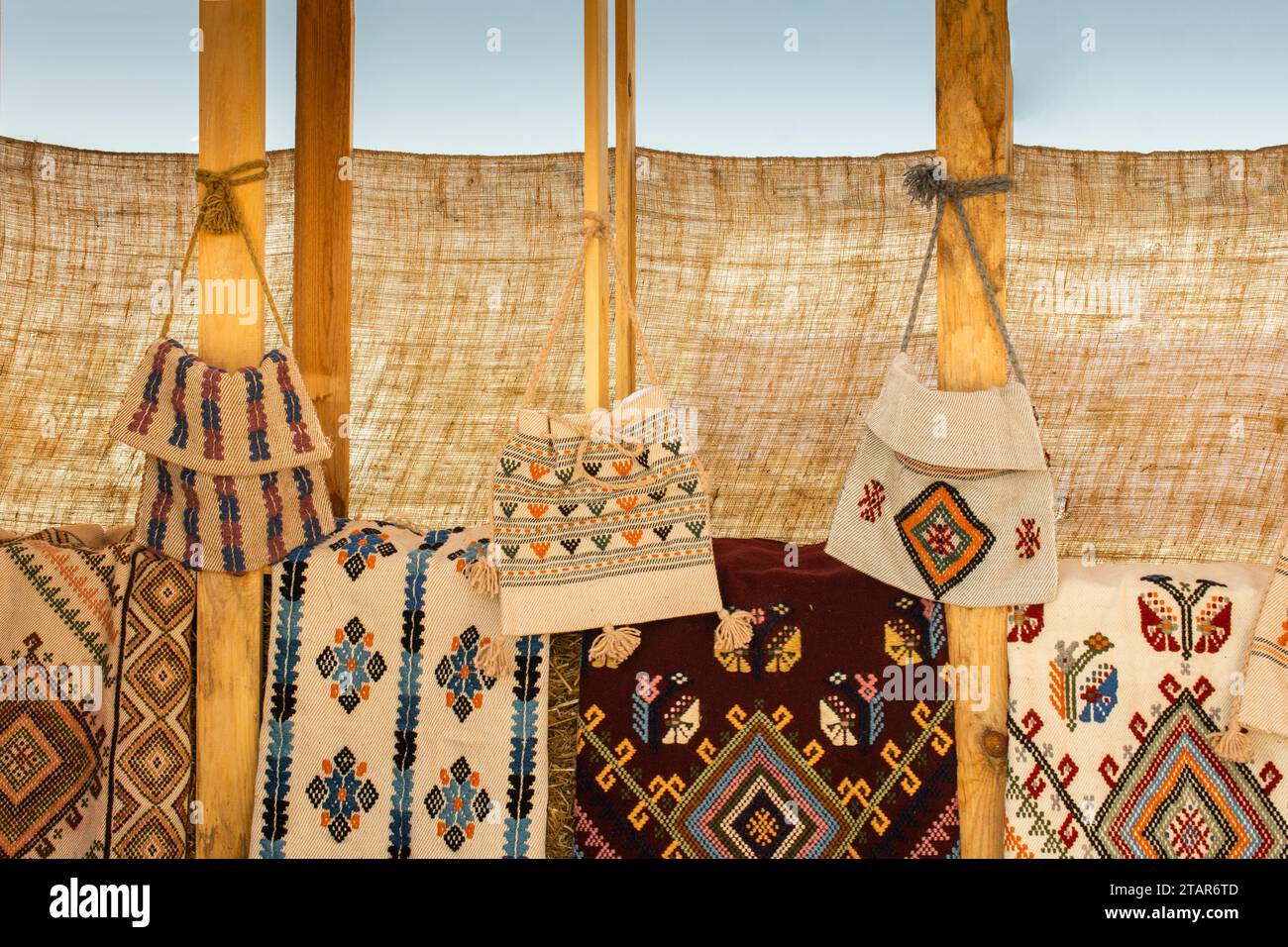 Traditional turkish handmade bags Stock Photo - Alamy