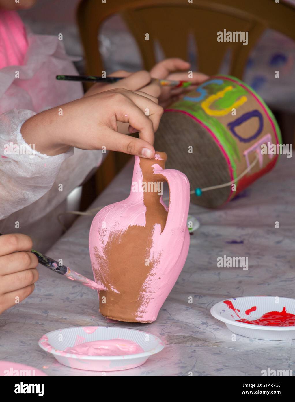 Decorating clay hi-res stock photography and images - Alamy