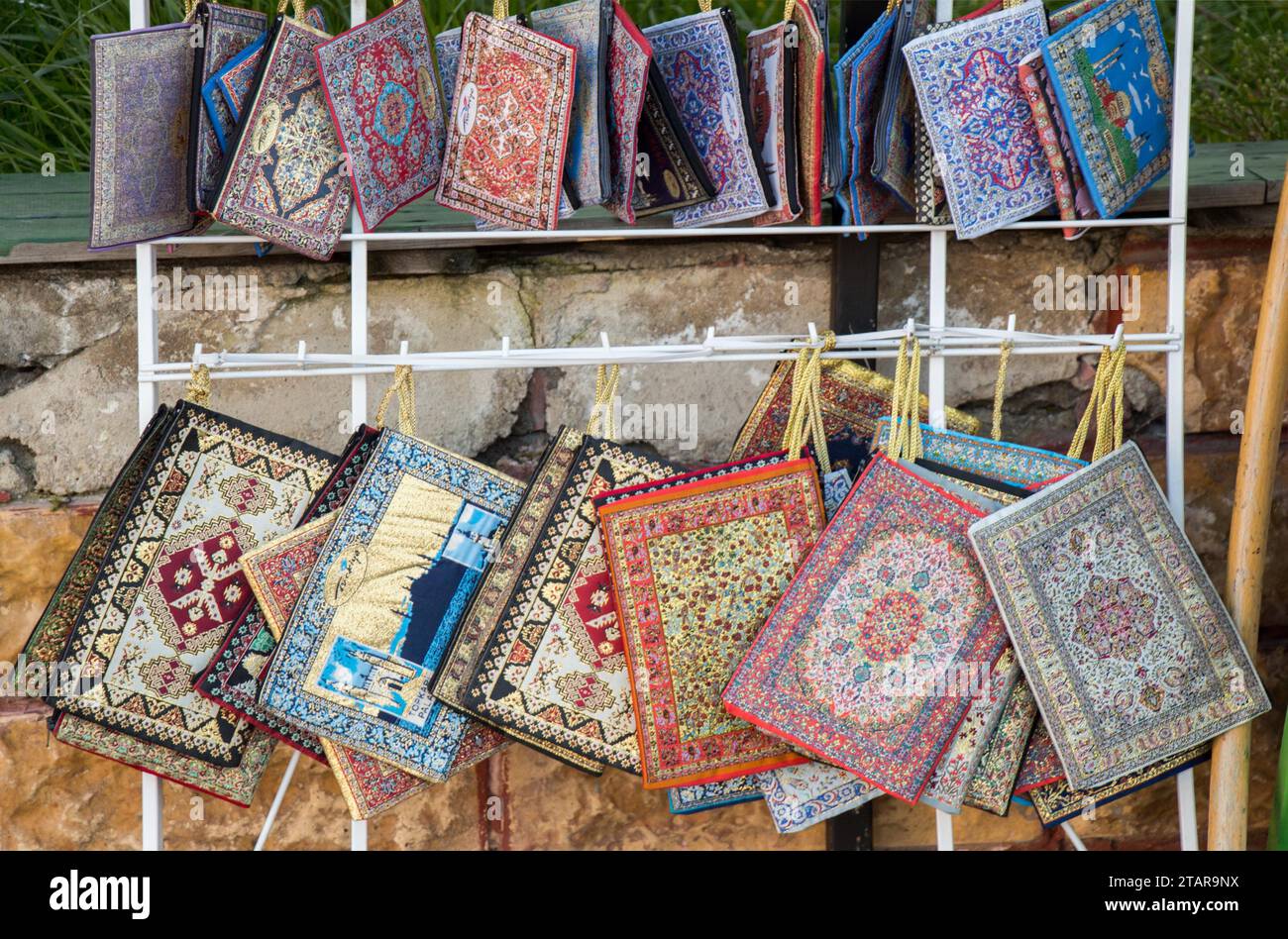 Traditional turkish handmade bags Stock Photo - Alamy