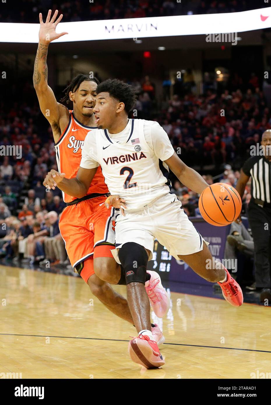 Charlottesville, VA, USA. 02nd Dec, 2023. Virginia Cavaliers Guard (2 ...