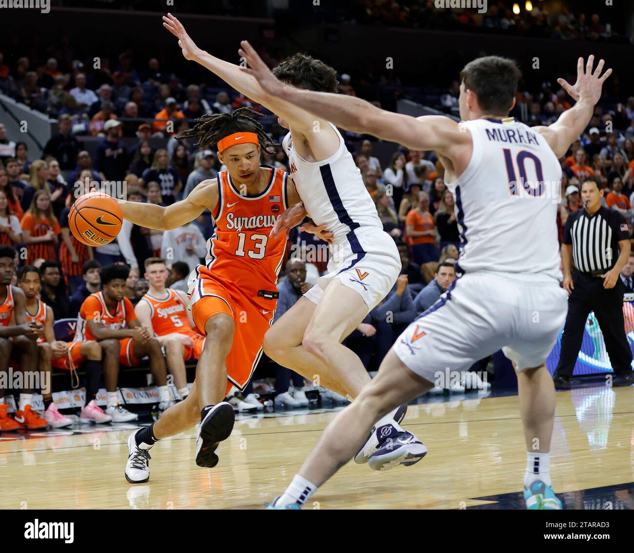 Charlottesville, VA, USA. 02nd Dec, 2023. Virginia Cavaliers Guard (13 ...