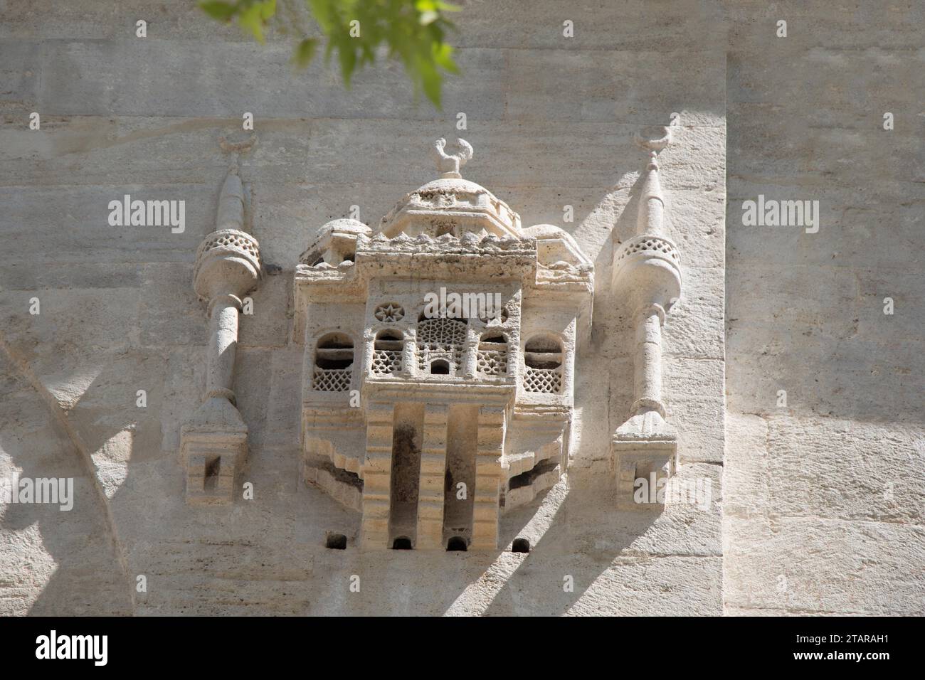Old bird house on the Ottoman mosque wall Stock Photo - Alamy